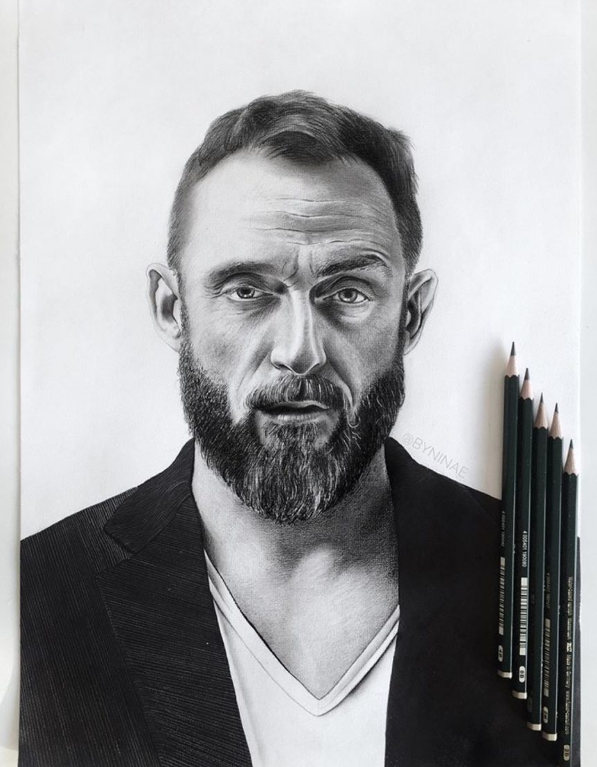 How to Draw a Realistic Male Face | Nina Blangstrup