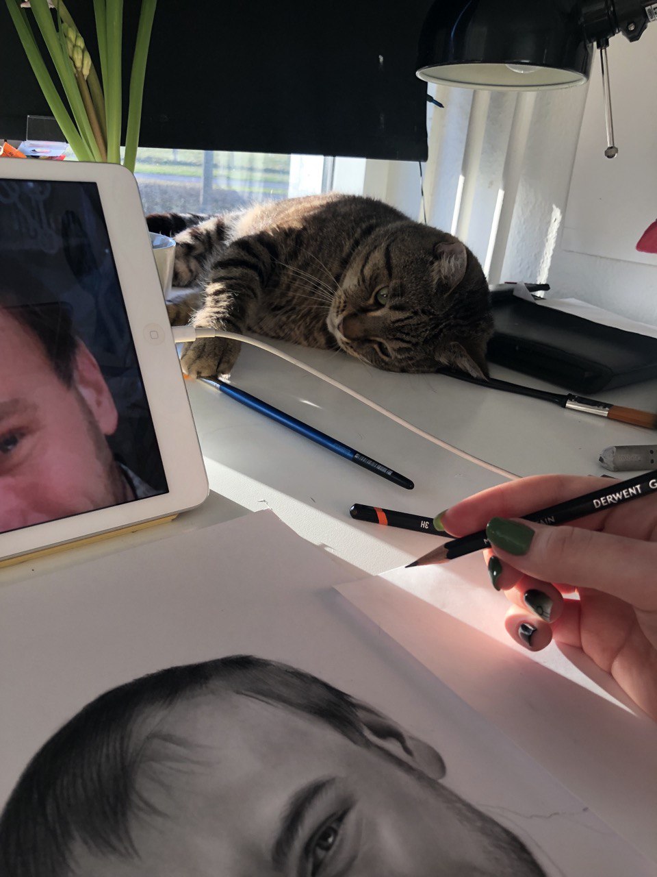 My Art Sidekick – Misser the Cat! And why cats are perfect artist ...