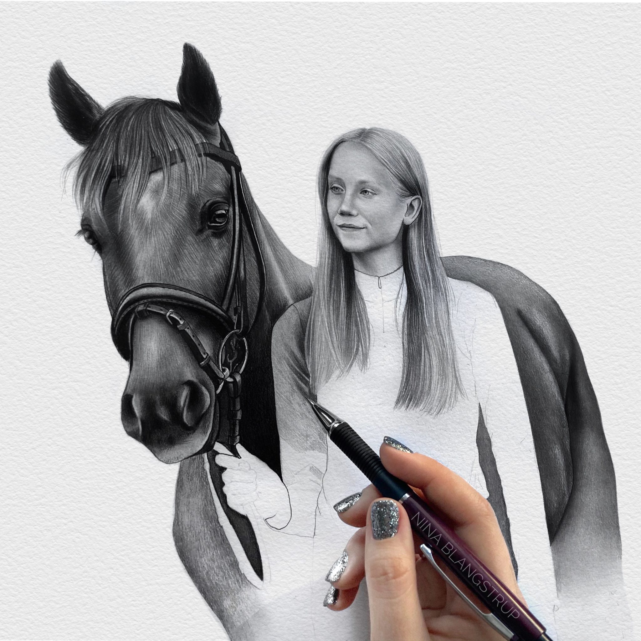 How to Draw a Realistic… | Nina Blangstrup